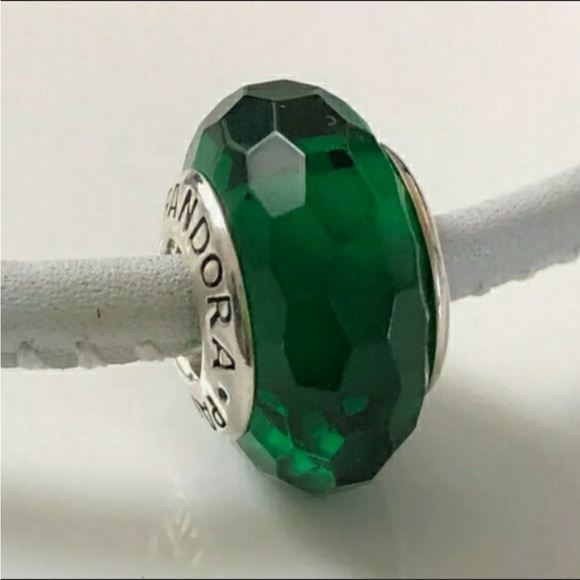 Pandora | Jewelry | Pandora Green Fascinating Murano Glass Bead | Poshmark